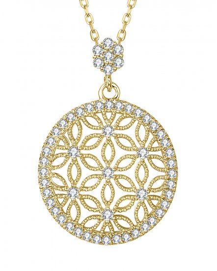 ROUND DIAMOND PENDANT - Diasun Fine Jewelry