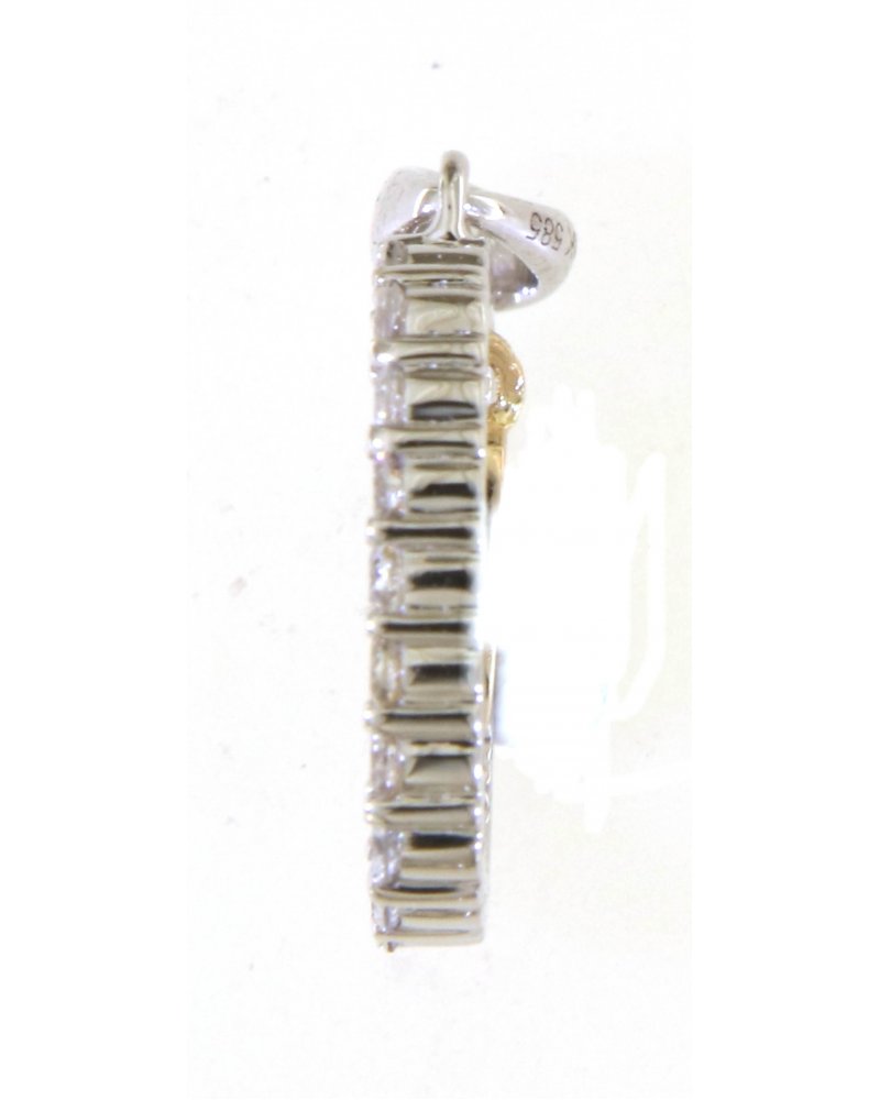 OPEN BAR DIAMOND PENDANT - Diasun Fine Jewelry