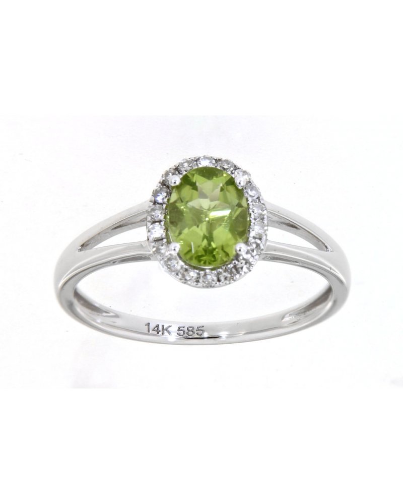 OVAL COLORED STONE DIAMOND RING - Diasun Fine Jewelry