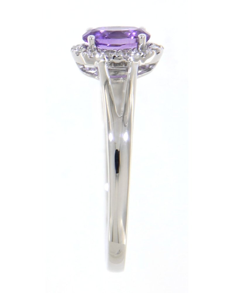 OVAL COLORED STONE DIAMOND RING - Diasun Fine Jewelry