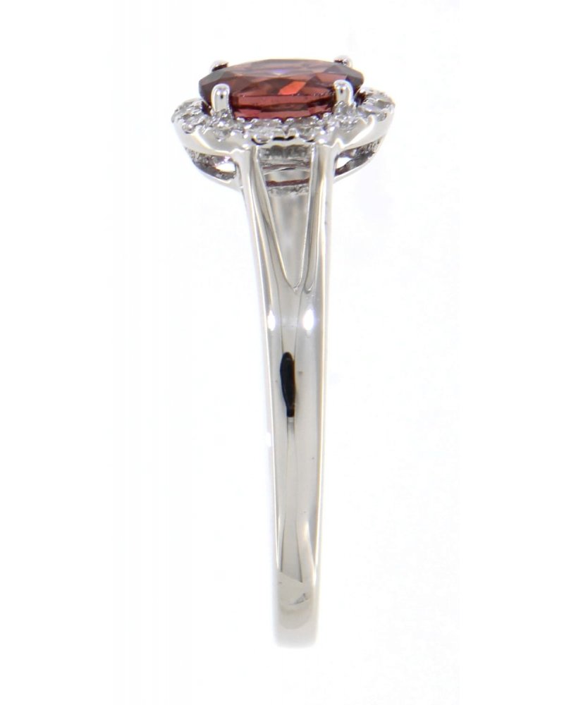 OVAL COLORED STONE DIAMOND RING - Diasun Fine Jewelry