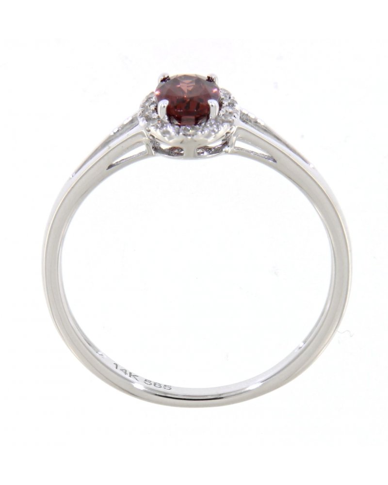 OVAL COLORED STONE DIAMOND RING - Diasun Fine Jewelry